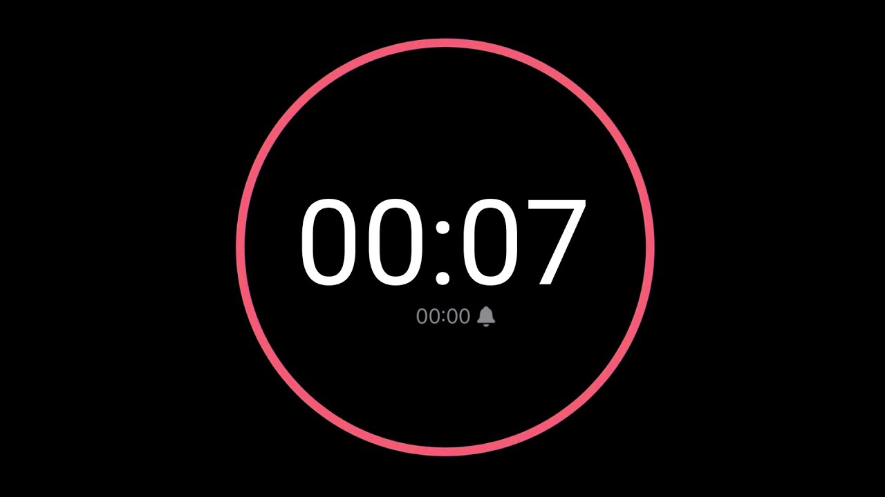 7 Second Countdown Timer / iPhone Timer Style