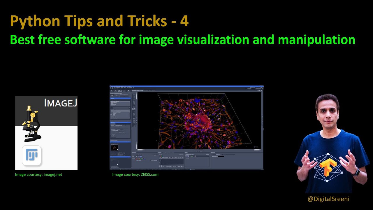 Python tips and tricks - 4: Best free software for image visualization and processing
