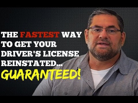 SR22 Insurance - How to Get Your Driver's License Reinstated Quickly