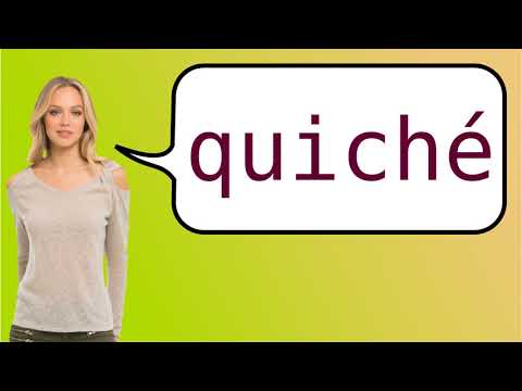How to say 'K'iche'' in French?