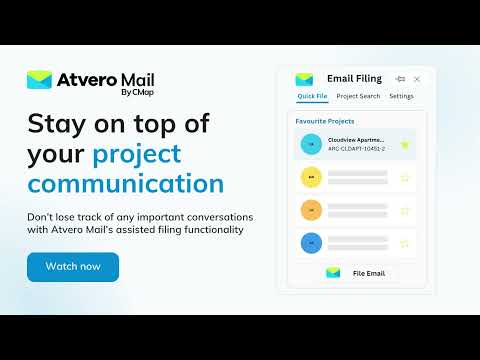 Atvero Mail | Stay On Top Of Your Project Communication with Intellegent Email Filing