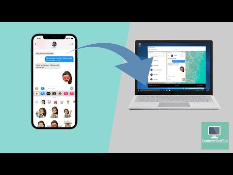 Get iPhone iMessage on Windows Computer - Dell Mobile Connect