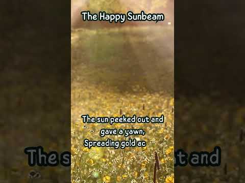 Bedtime Rhyme: The Happy Sunbeam | Gentle Poems for Kids 💤 #nurseryrhymes