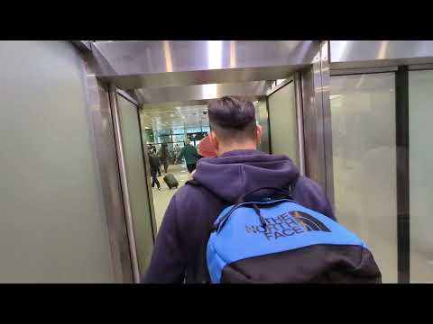 Rome Airport: Exiting Baggage Claim of FCO