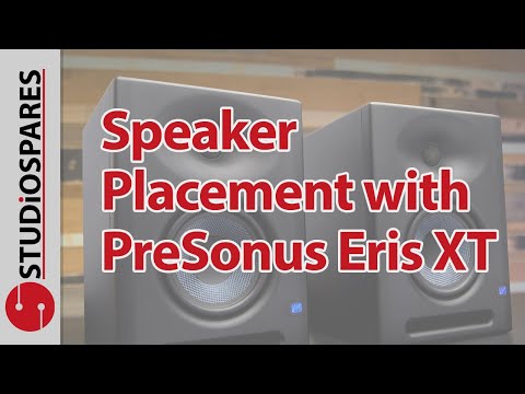 Struggling with speaker placement? With the Presonus Eris XT Range