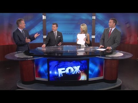 Shorts behind the anchor desk?