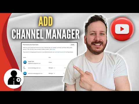 How To Add Manager To Your Youtube Channel