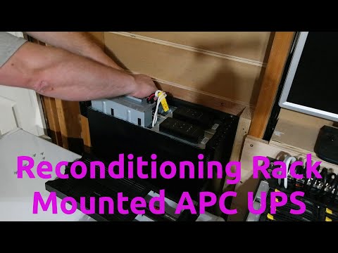 Reconditioning Rack Mounted APC UPS