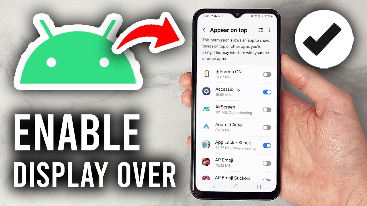 How To Enable Display Over Other Apps Android - Step By Step