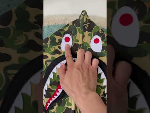 Testing My Ninjahype BAPE Hoodie on the Slopes βοΈπ₯ ABC Camo Shark Snowboarding Challenge #bape