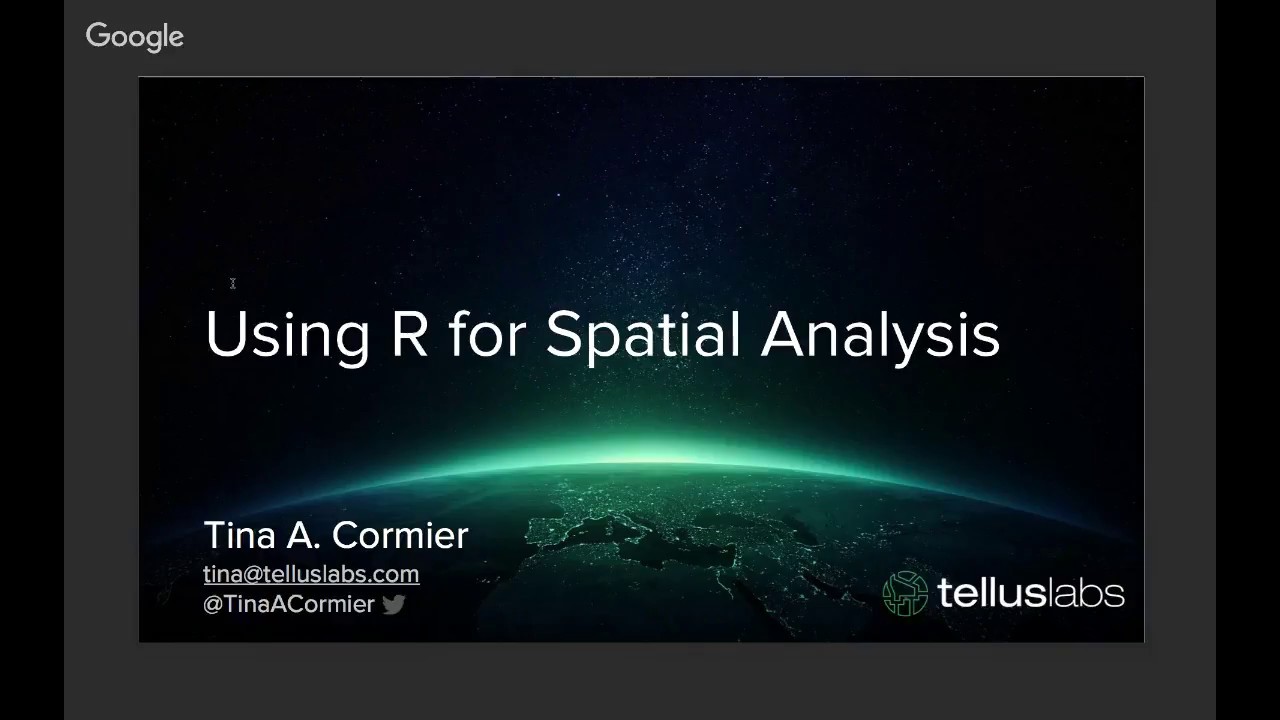 ABCD GIS  OCT 2017 - Tina Cormier - R for Spatial Analysis