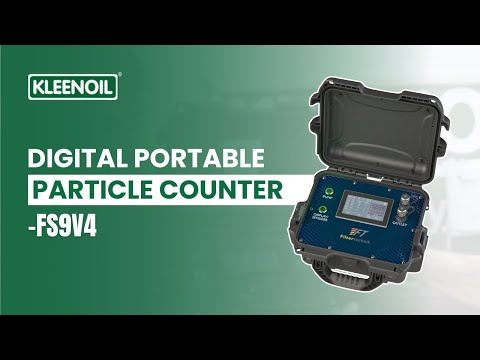 Digital Portable Particle Pal FS9V4 | Real-Time Oil Cleanliness & Moisture Analysis by Kleenoil