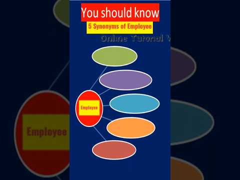 5 synonyms of Employee | Online Tutorial Varsity #shortsvideo #shorts #shortsfeed #education