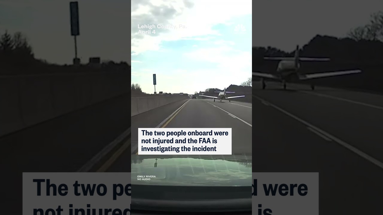 Plane makes emergency landing on Pennsylvania highway