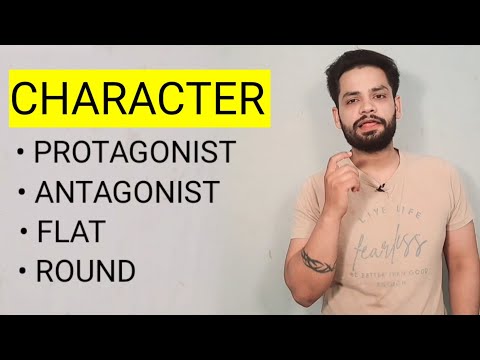 Character | English Literature Protagonist Antagonist Flat Round characters in hindi