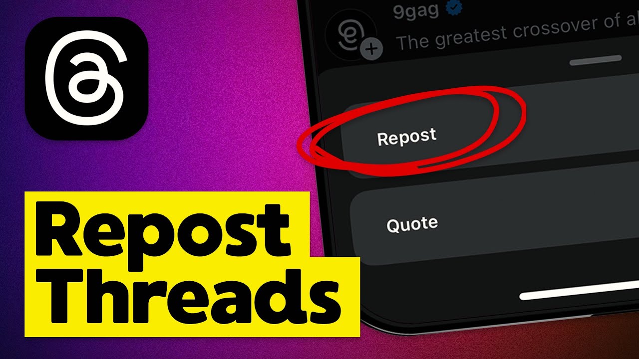 How to Repost Threads on Threads