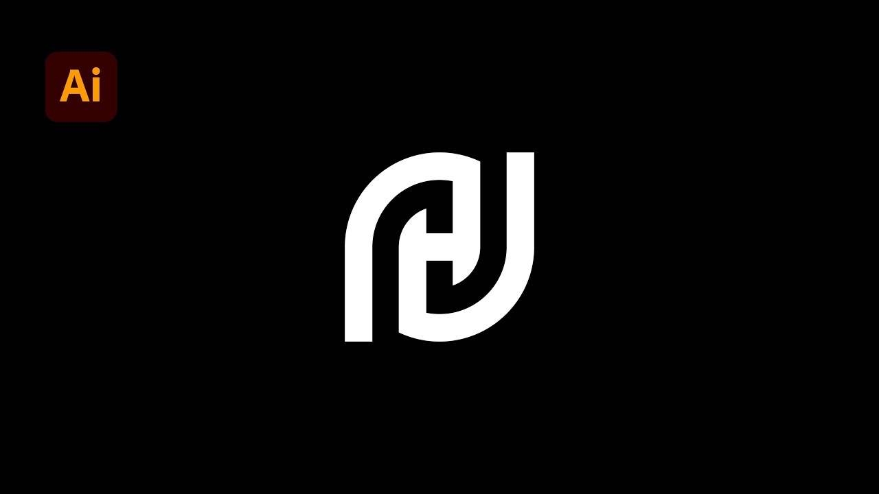 LOGO DESIGN TUTORIAL: 07 BRANDING MONOGRAM TYPE LOGO #shorts#Shorts