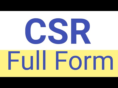 CSR Full Form || What is the Full Form of CSR || What is CSR