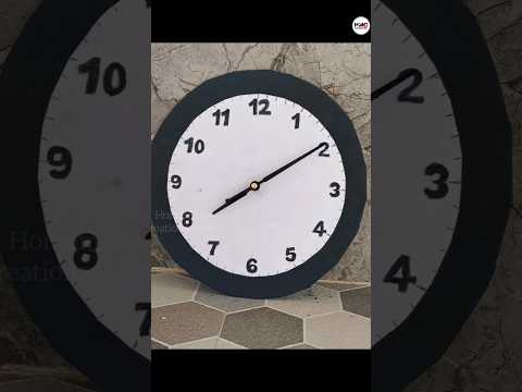 DIY Working Clock Model / School Project #shorts #shortsviral #youtubeshorts #clock#project#handmade