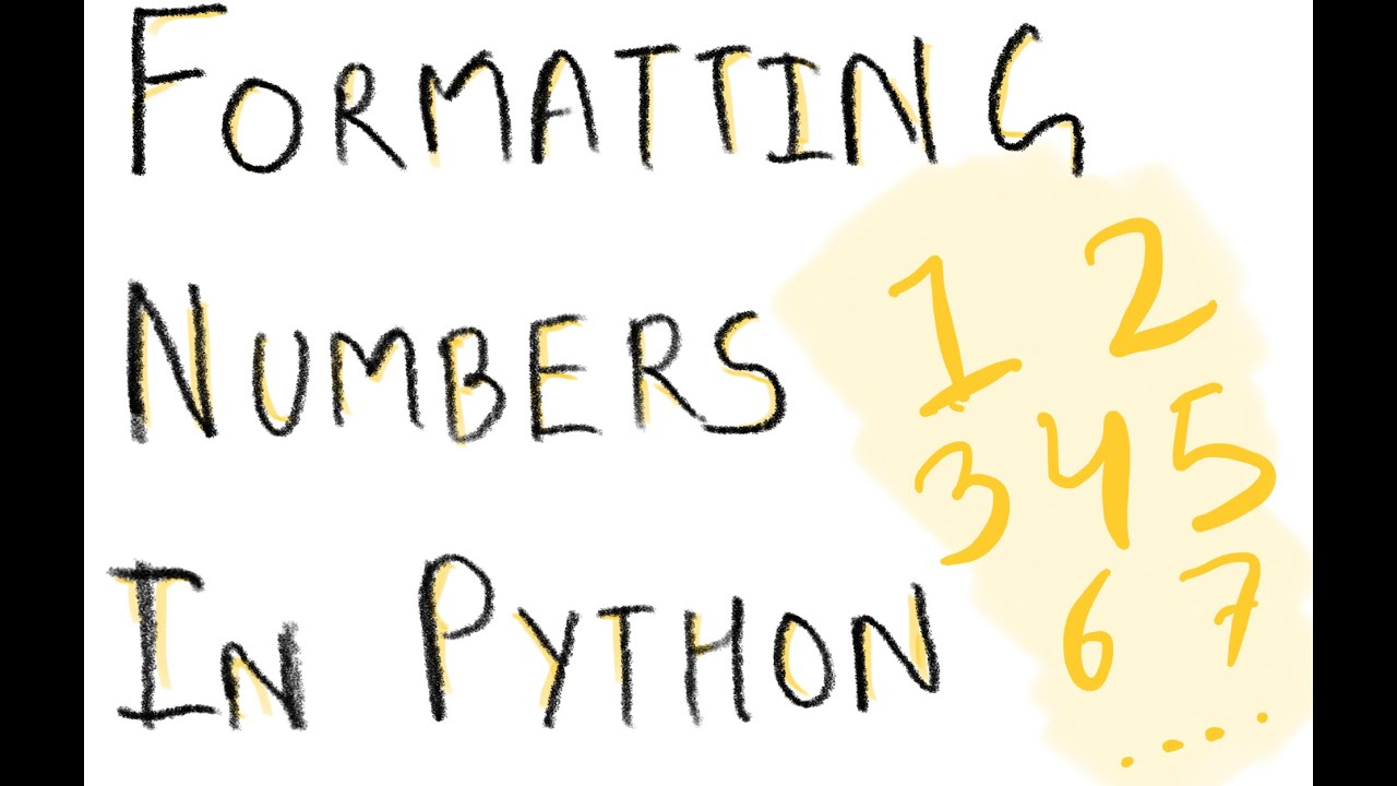 10)  Formatting & Printing Numbers in Python
