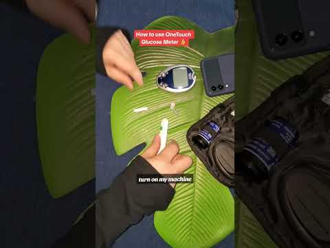 How to use One Touch Glucose Meter: Blood Sugar Level
