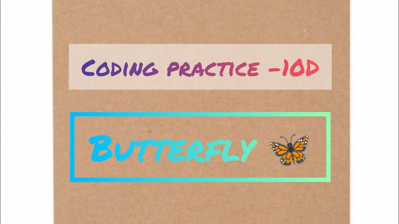 Butterfly pattern with stars // coding practice-10D // python // Nxtwaveccbp. // Ccbp// coding