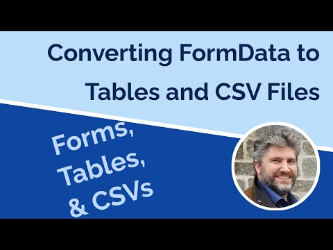 Turning Form Data to CSV files with JavaScript