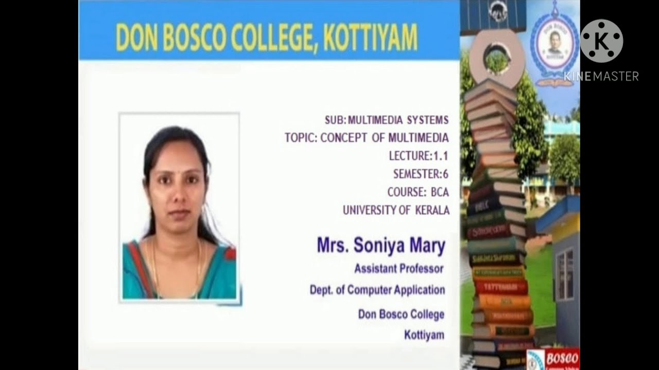 LECTURE 1.1- MULTIMEDIA SYSTEM-CONCEPT OF MULTIMEDIA SYSTEM- BCA SEM 6