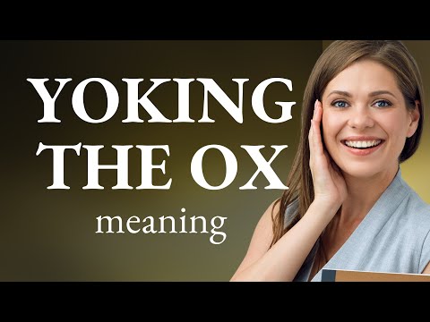 Understanding "Yoking the Ox": A Guide to English Idioms