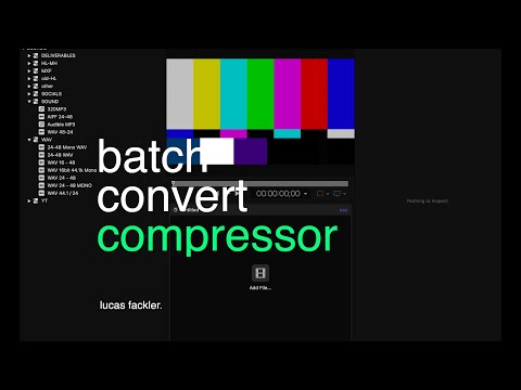 Compressor Batch Convert Samples
