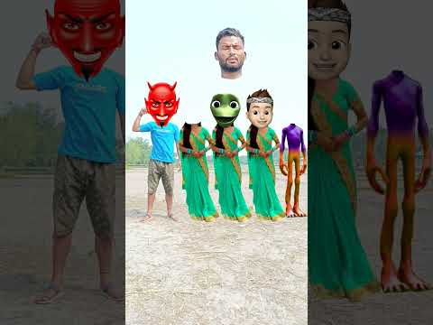 Domi to cosita cute bhabhi Correct head matching new game Magical video#trending #viral#jaishreera