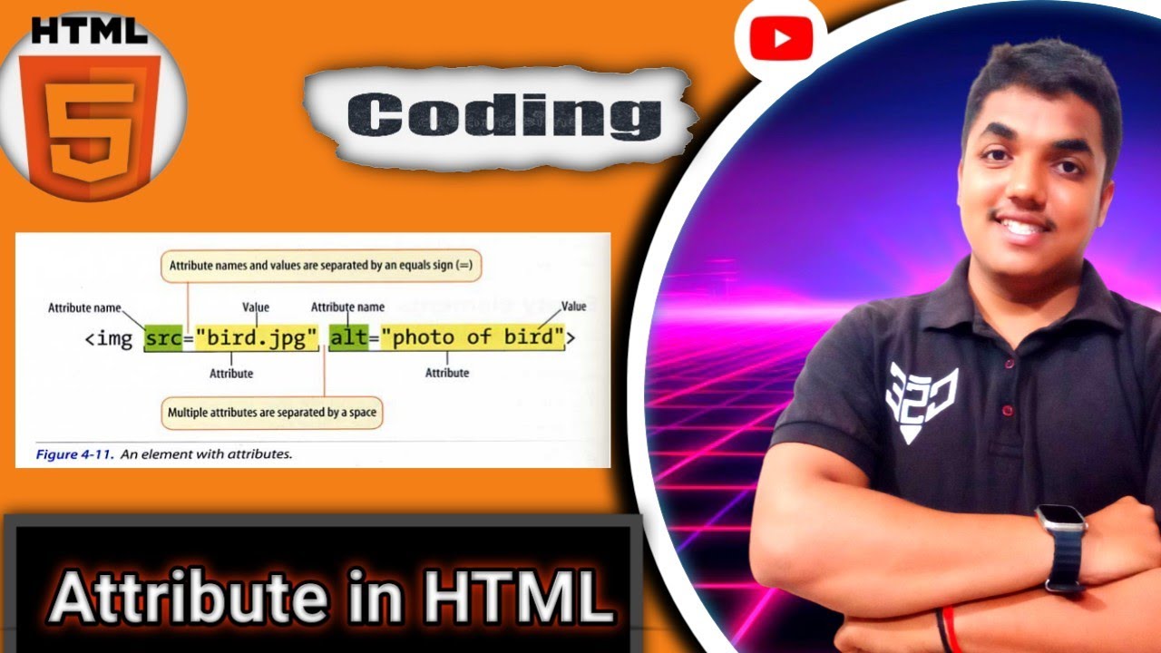 lec-2 Attributes in a HTML and Element | HTML Tutorial for Beginner #html