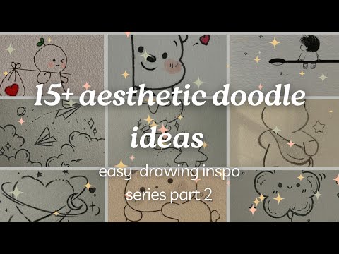 15+ cute doodle art ideas || aesthetic art ideas || easy and simple drawing ideas || cute drawings
