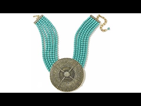 "Belgian Disc" CrystalAccented 6Strand 161/4" Necklace