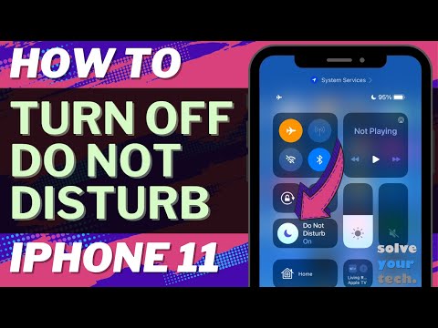 How to Turn Off Do Not Disturb on iPhone 11