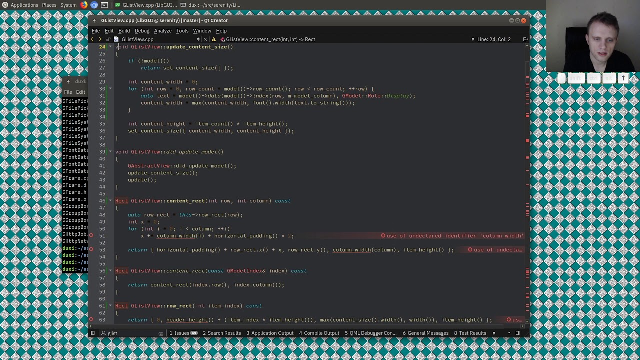 OS hacking: Making a list view widget