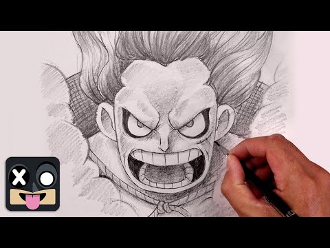How To Draw Luffy Gear 4 | One Piece Sketch Tutorial