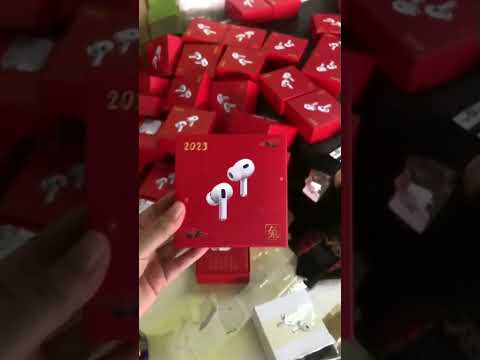 Apple AirPods Pro 2 2023 with red box #twsliu #techtwsliu #apple #airpods