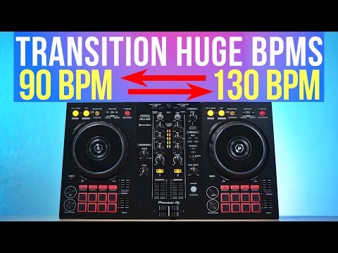 How to use SYNC to transition HUGE BPM Differences