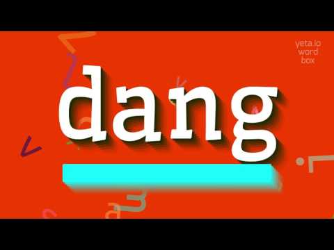 How to say "dang"! (High Quality Voices)