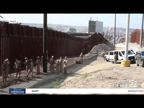 Marines supporting border operations from Campo Border Patrol Station