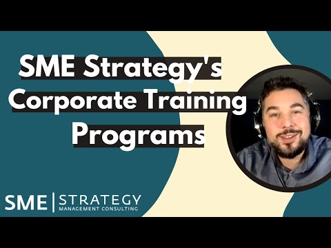 Elevate your team with corporate training & development (SME Strategy training programs)