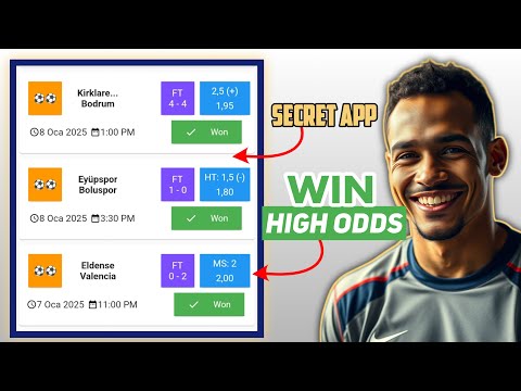 SECRET APP: Win daily Big Odds daily🔥🔥🔥Best football prediction apps #football predictions today