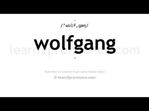 How to pronounce Wolfgang | English pronunciation