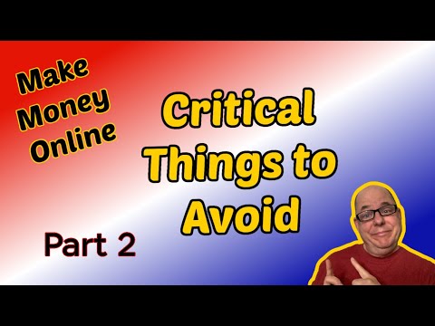Making Money Online Mistakes Part 2 | Freedom Alliance | Bob Brooks 319 850 0907