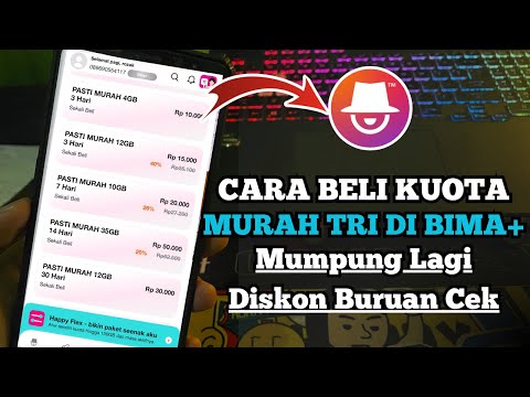 Cara Beli Paket Internet TRI Murah di Aplikasi Bima+ | Cuma 28RB Dapat 100GB! 🔥