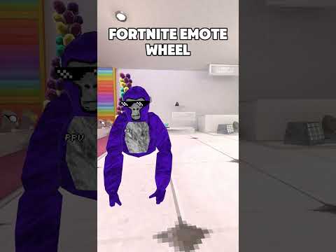 Fortnite Emote Wheel in Gorilla Tag!?!! #gtag #vr #mods #emotes #fortniteemotewheel #tekit #banned