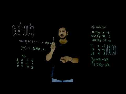 No Solution Example Linear Equations || Lesson 19 || Linear Algebra || Learning Monkey ||