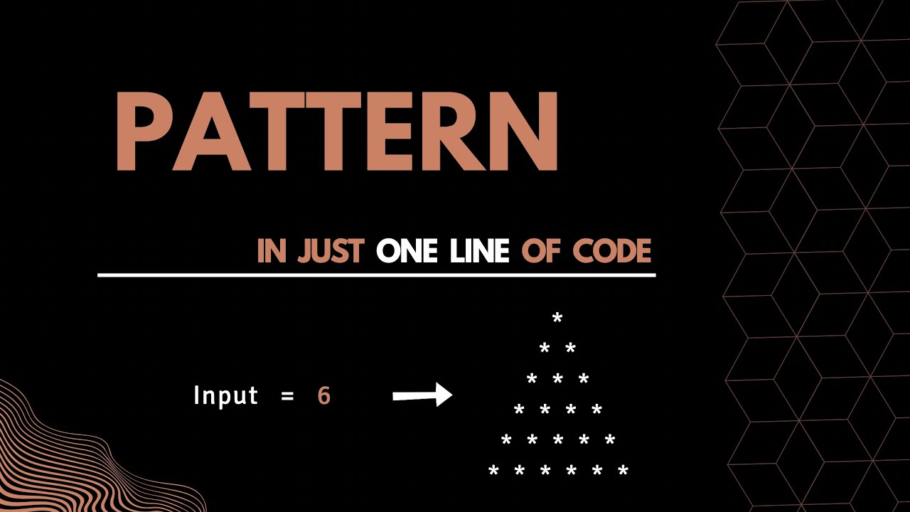 Pyramid | Equilateral Triangle | One Line Code | Python | 2022 | #pattern #python #oneliner