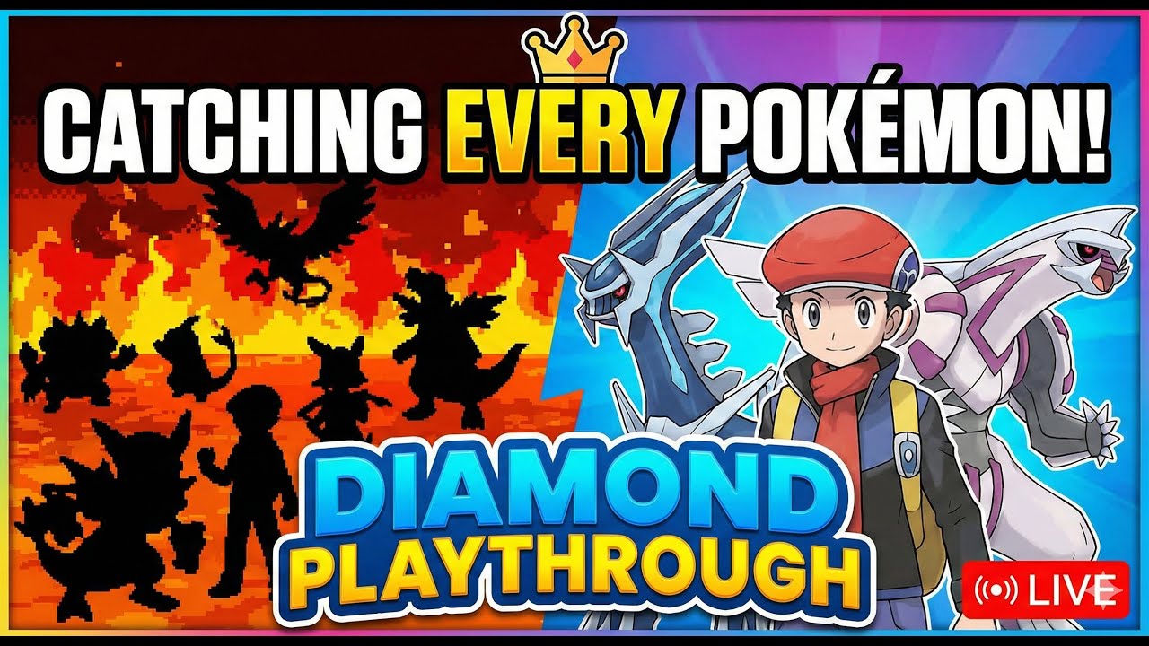 🔴 [VERTICAL] Pkmn Challenge Origin Dex Gen 4 - Pokemon Platinum